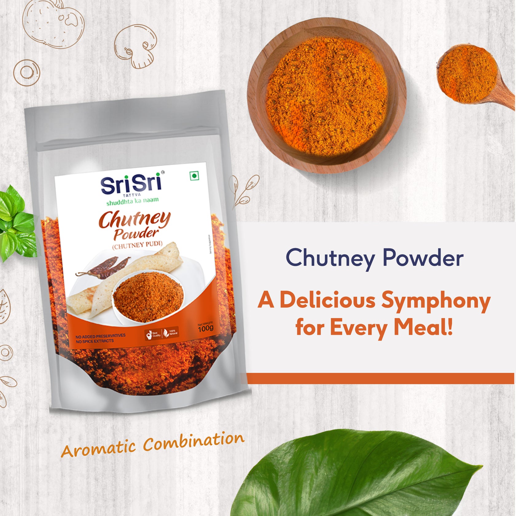 Chutney Powder - 100g – Sri Sri Tattva