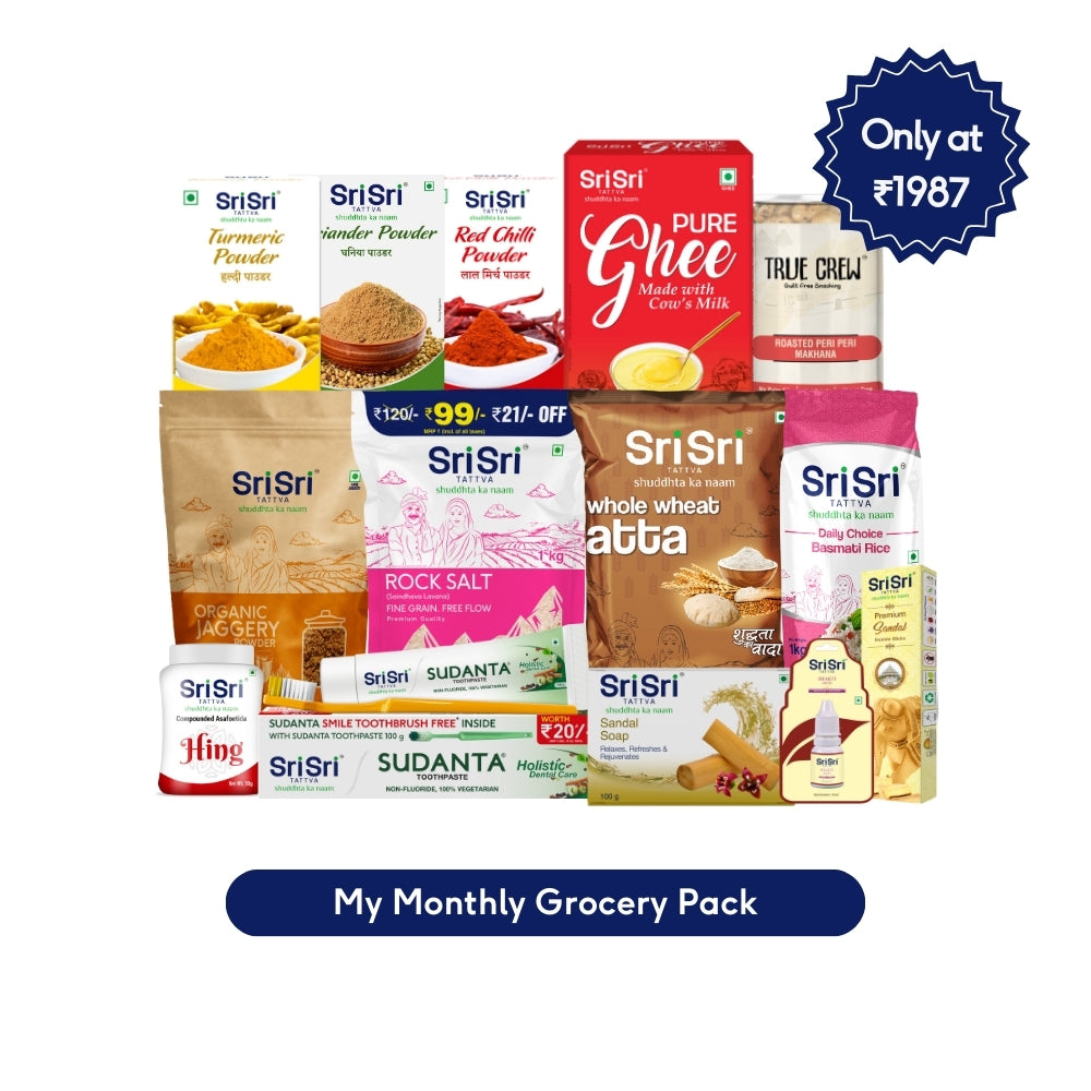 My Monthly Grocery Pack – Sri Sri Tattva