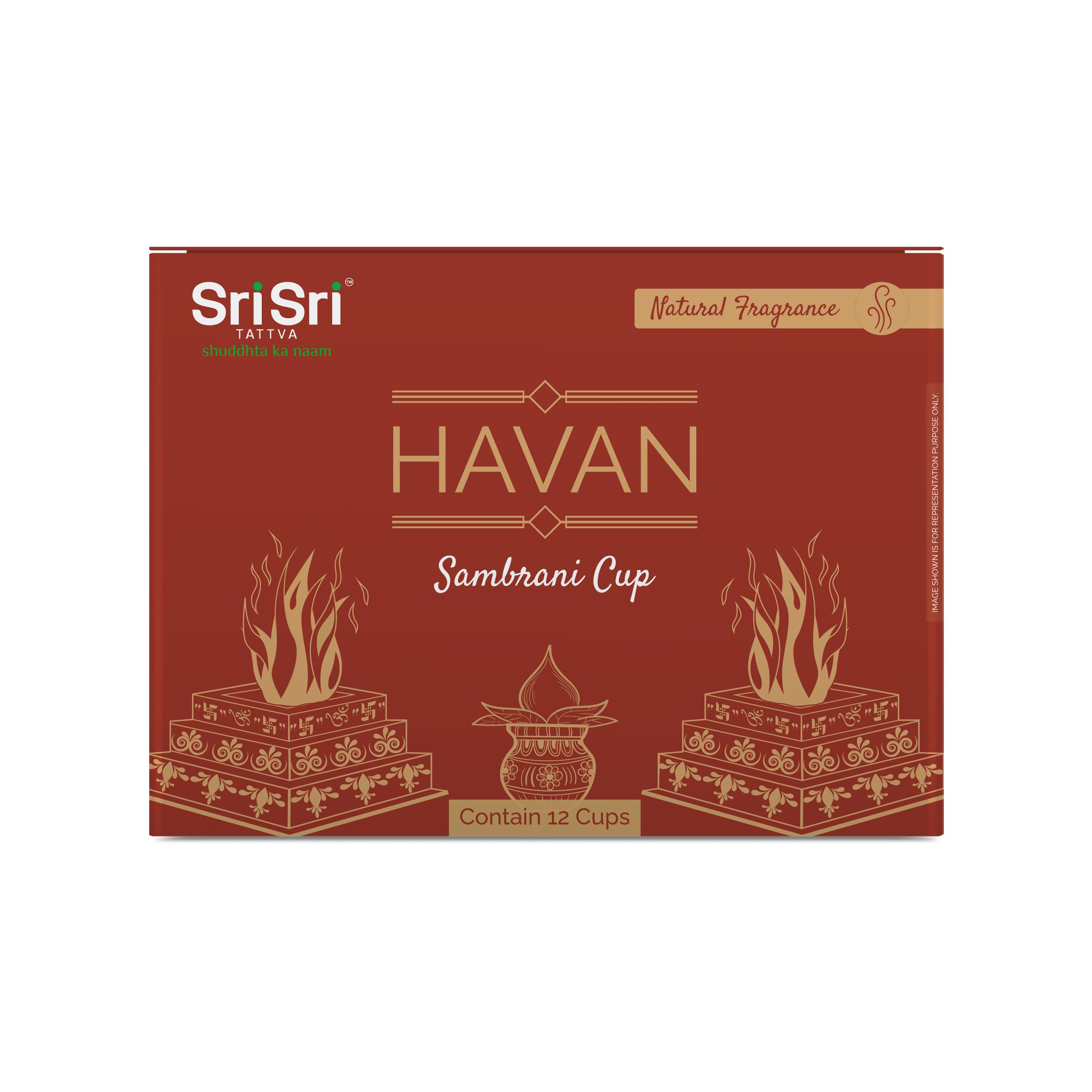 Havan Sambrani Cup for Pooja(12 cups) – Sri Sri Tattva