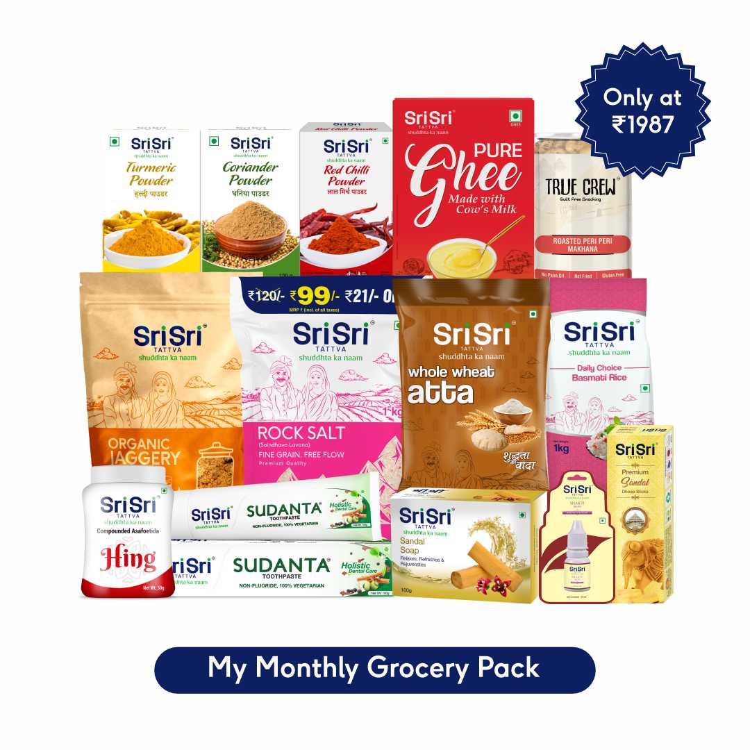 My Monthly Grocery Pack – Sri Sri Tattva