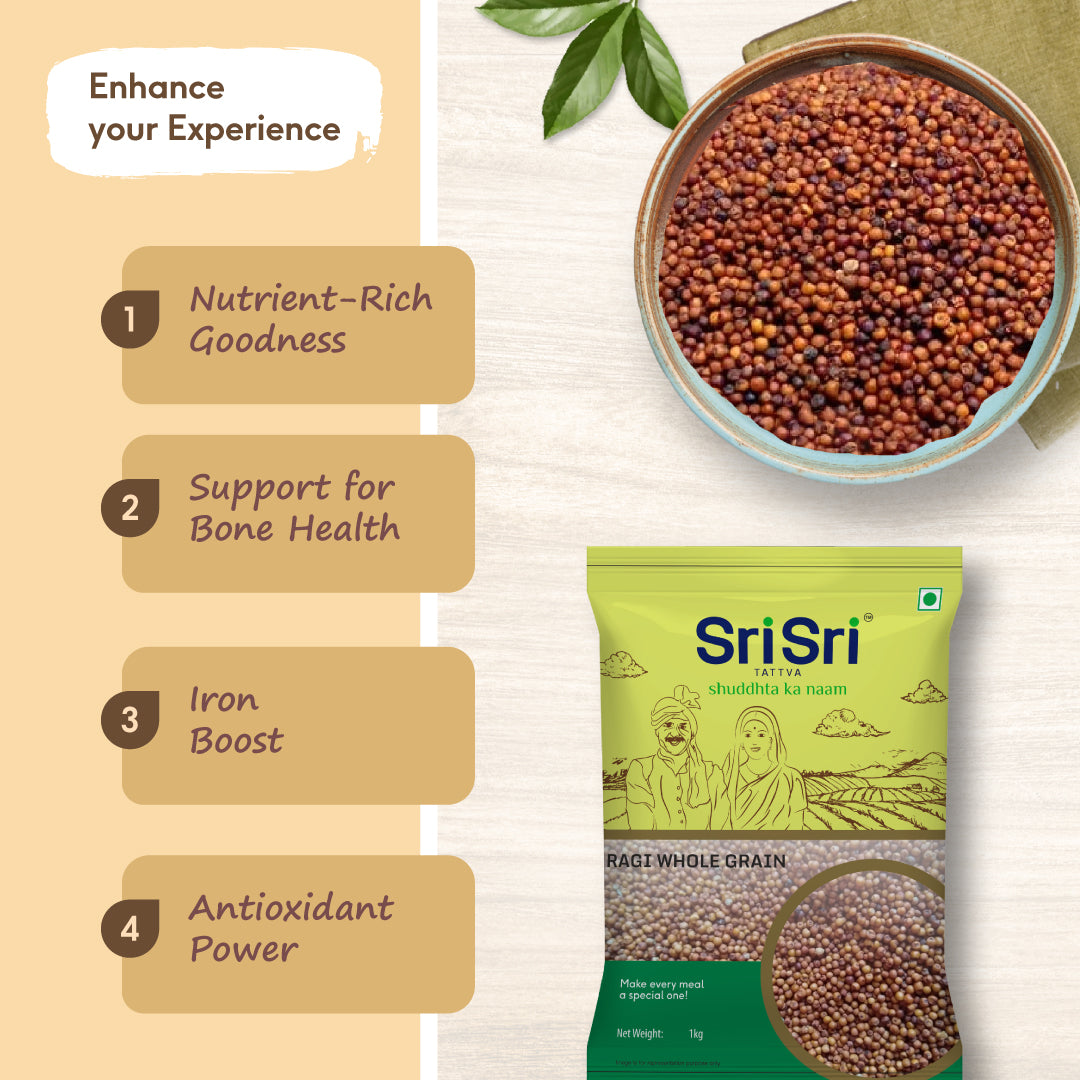 Ragi Whole Grain - 1kg – Sri Sri Tattva