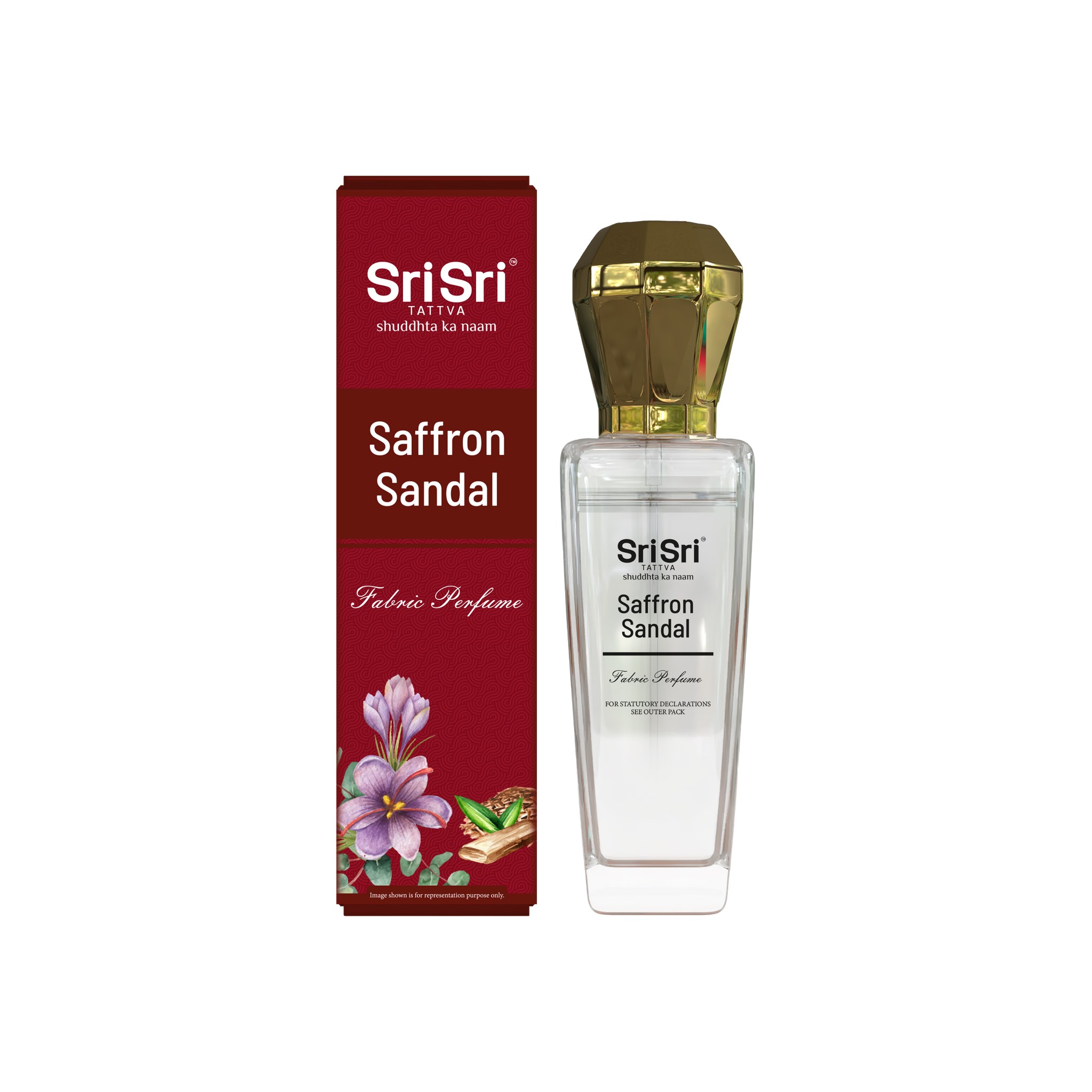 Saffron Sandal Fabric Perfume | 50 ml – Sri Sri Tattva