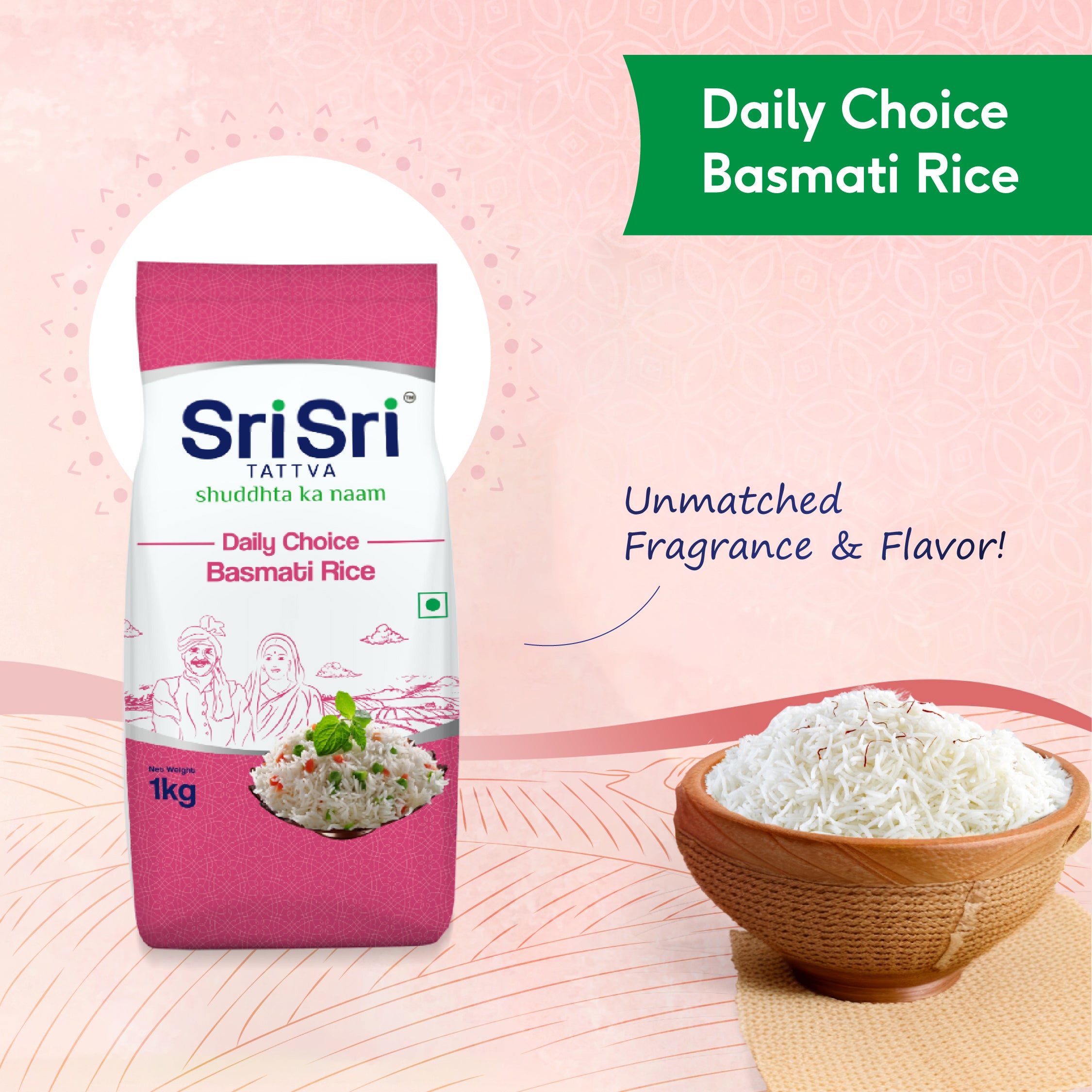 Daily Choice Basmati Rice - 1kg – Sri Sri Tattva
