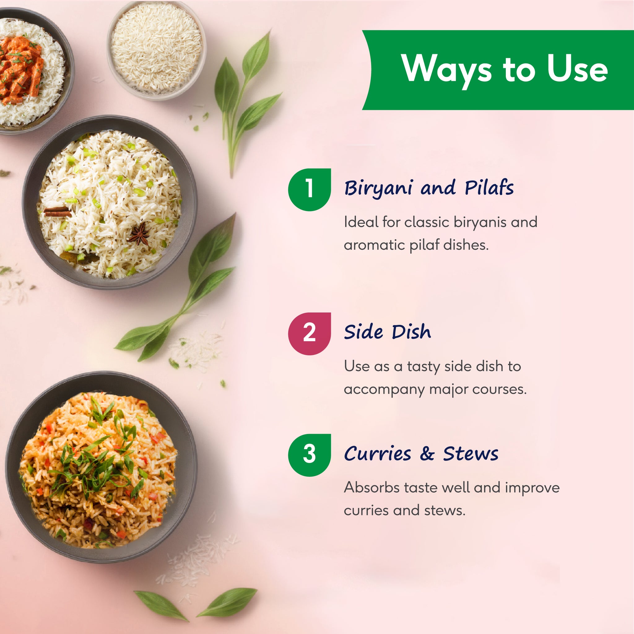 Daily Choice Basmati Rice - 1kg – Sri Sri Tattva